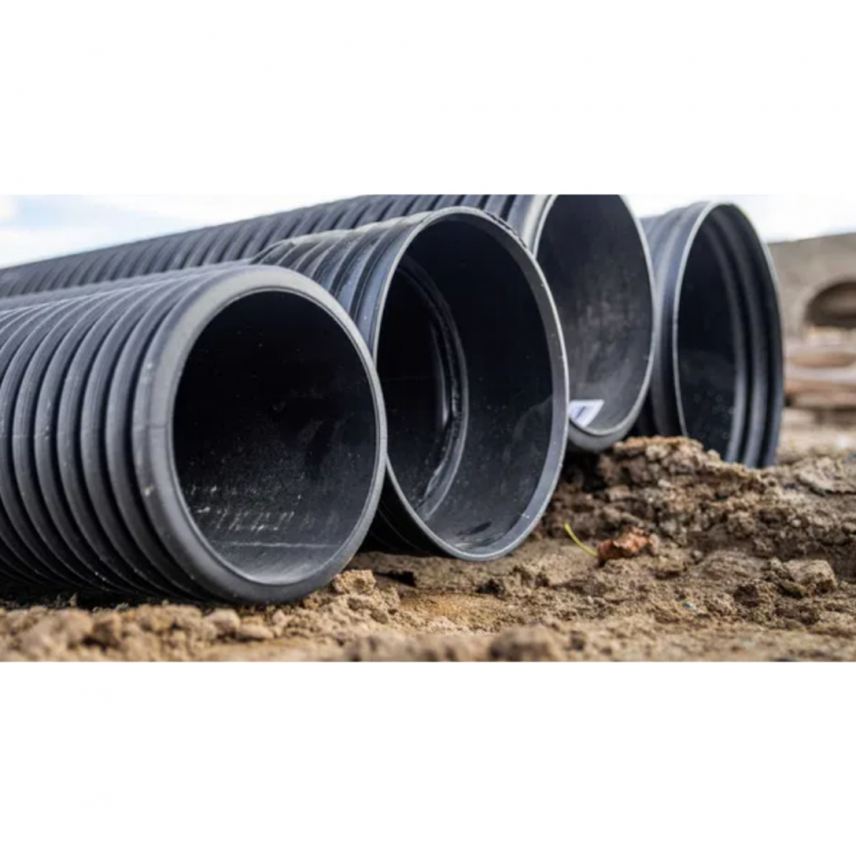 Teava corugata, neagra, SN4, fara mufa, Ø 300 mm - Noua Tei